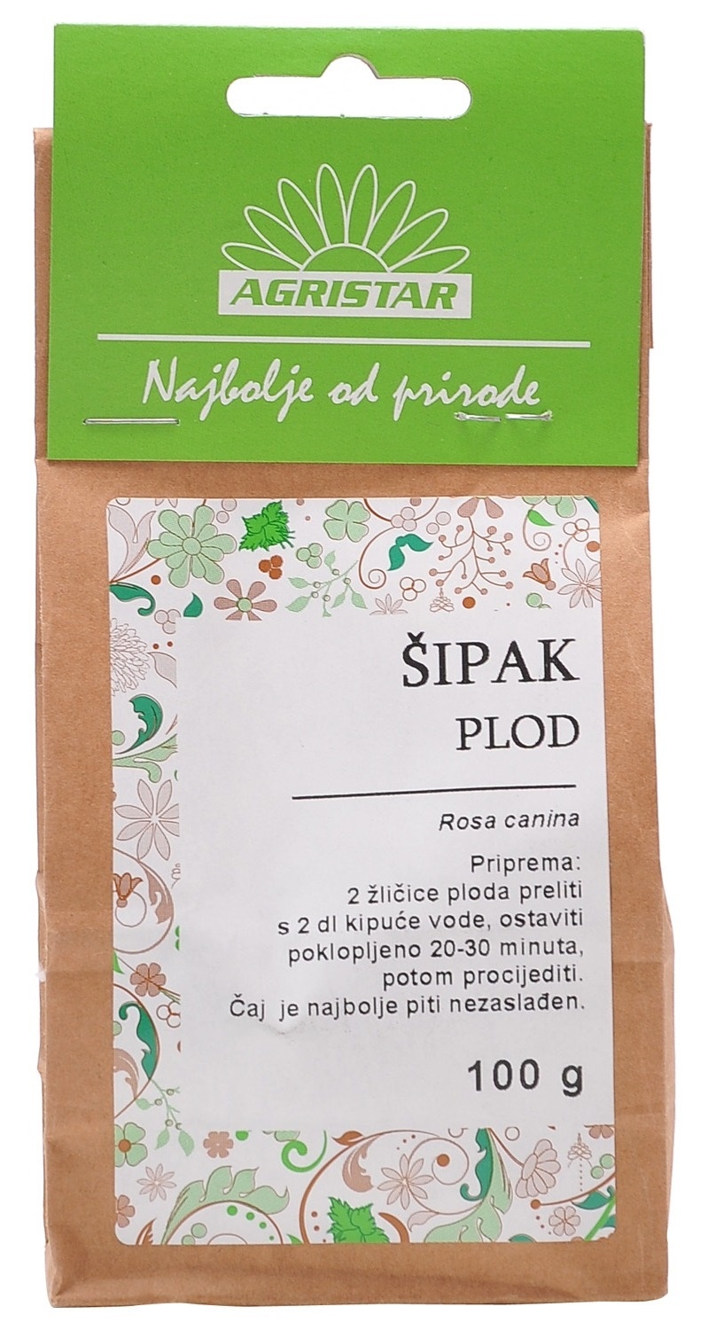 AGRISTAR šipak plod čaj 100g - Cjenoteka