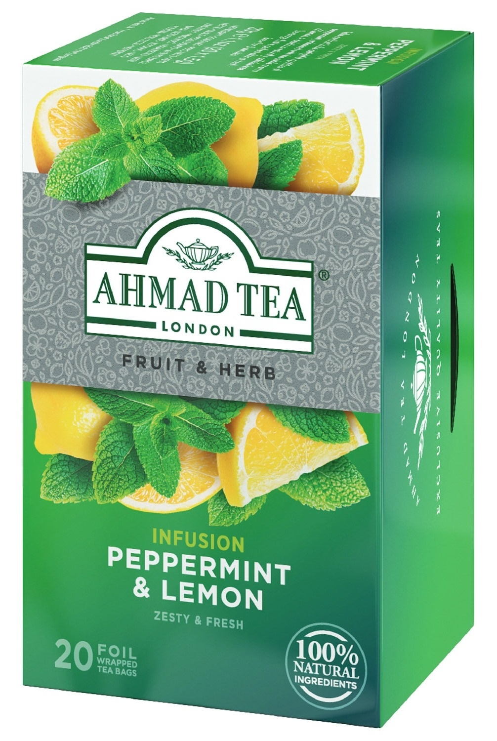 AHMAD TEA Infusion peppermint lemon 30g - Cjenoteka