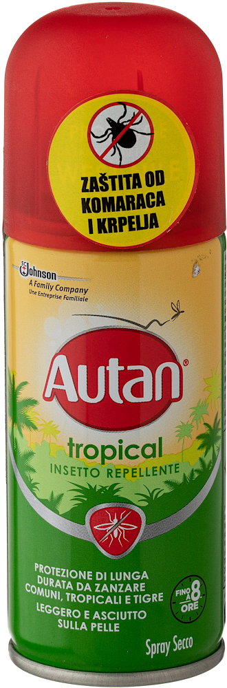 AUTAN Tropical sprej za zaštitu od komaraca i krpelja 100ml - Cjenoteka