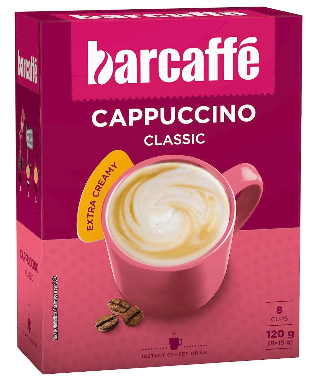 BARCAFFE Cappuccino classic instant kava 8x15g - Cjenoteka