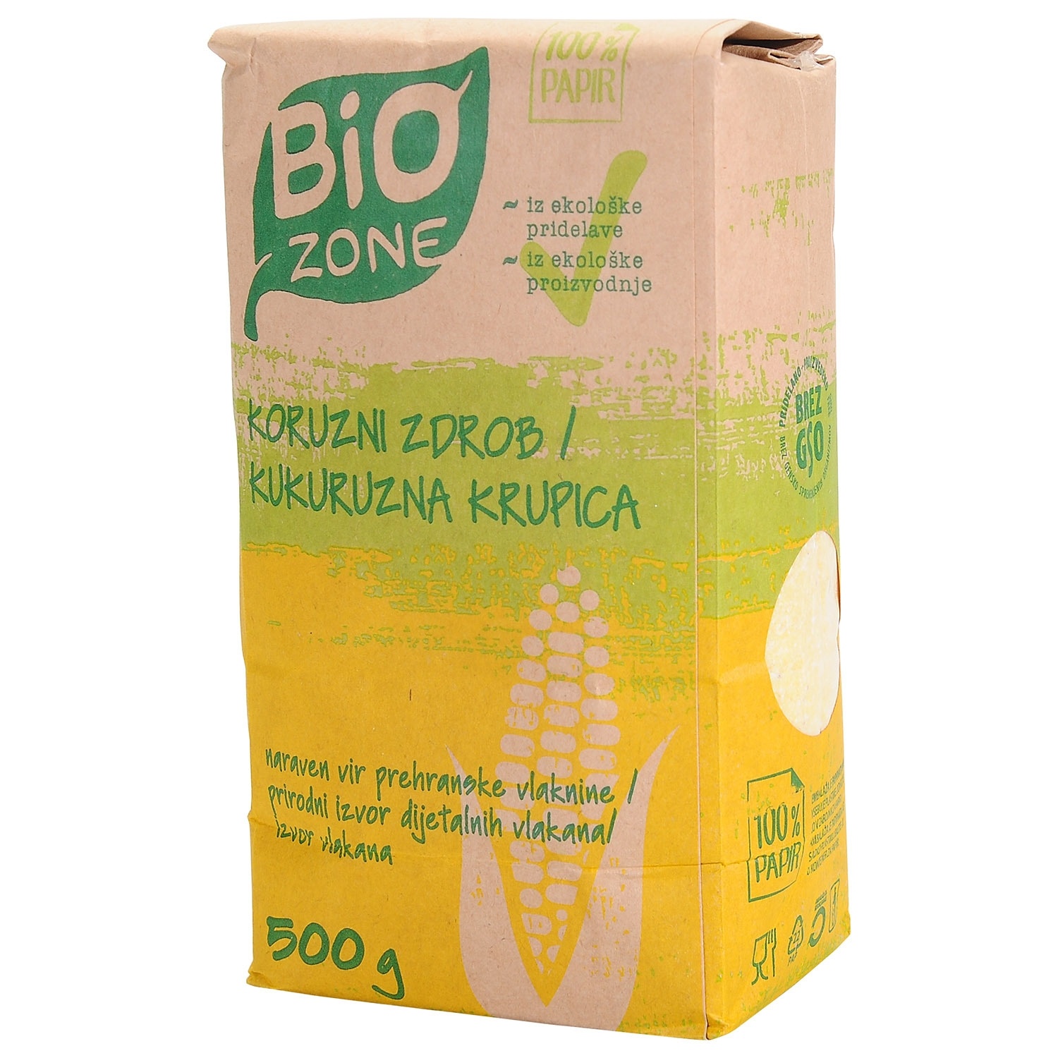 BIO ZONE Kukuruzna krupica 500g - Cjenoteka