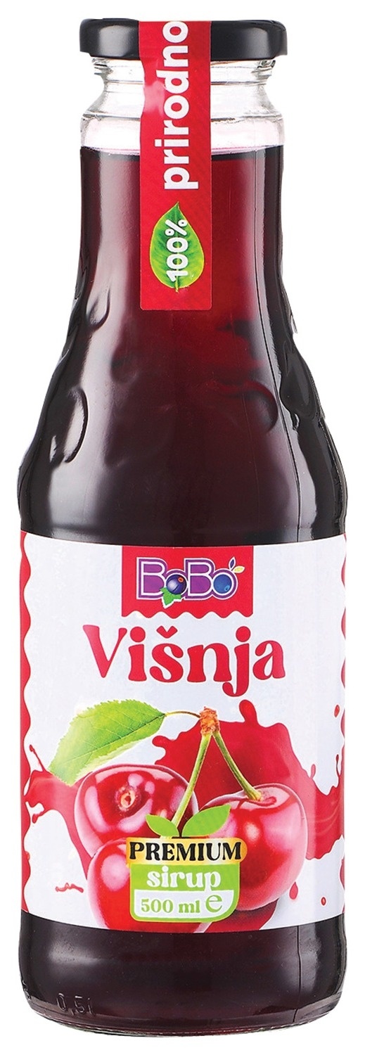 BOBO višnja sirup 0,5l - Cjenoteka