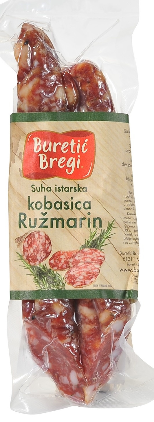 BURETIĆ BREGI suha istarska kobasica ružmarin 167g - Cjenoteka