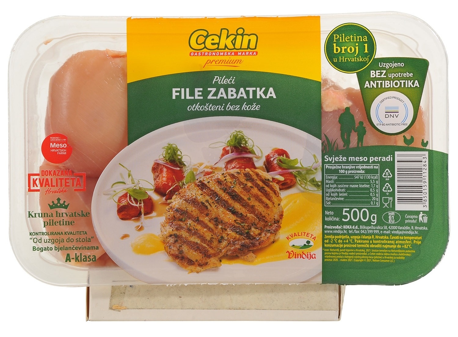 CEKIN pileći file zabatka 500g - Cjenoteka