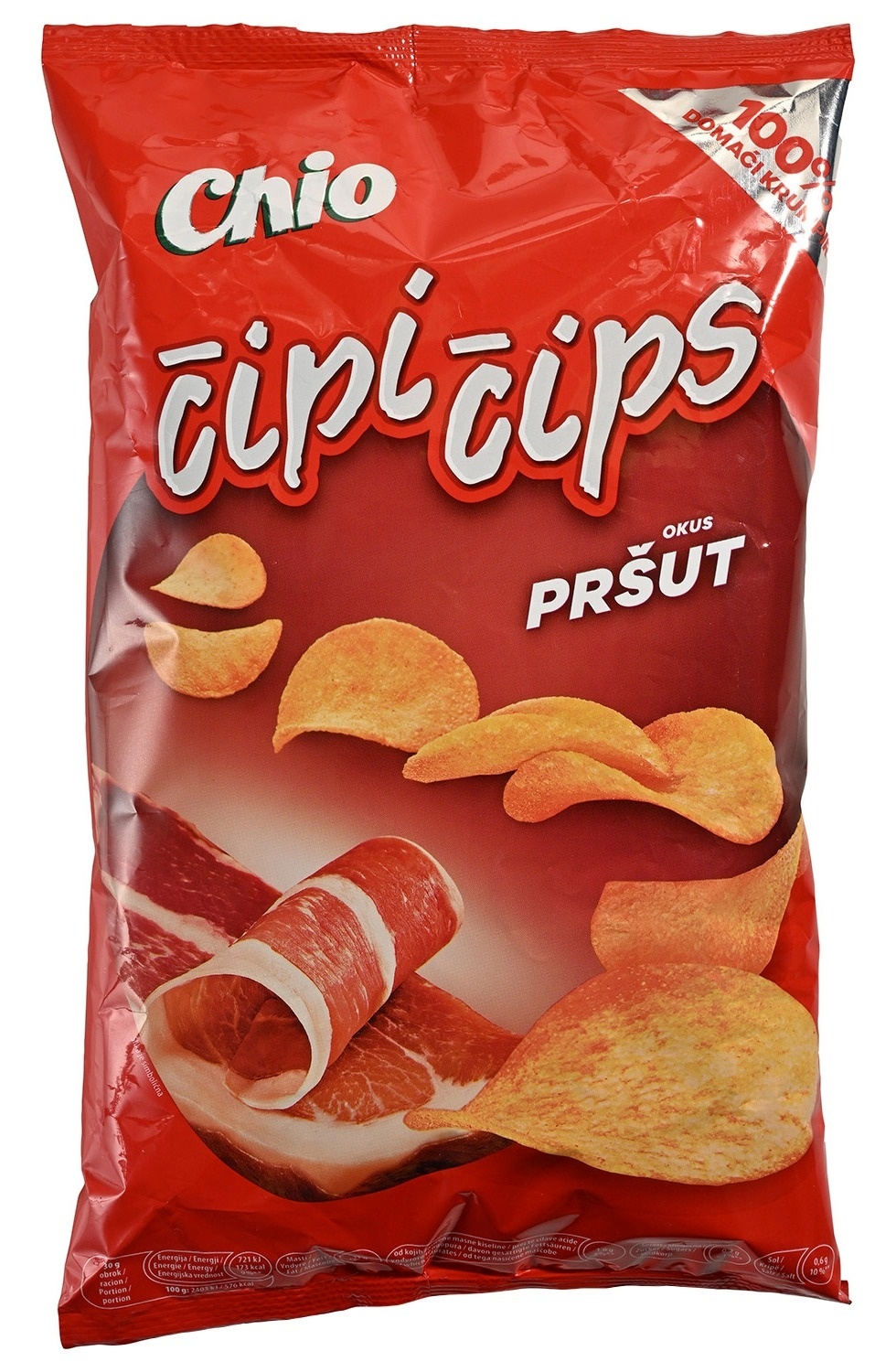 CHIO Čipi čips pršut 130g - Cjenoteka