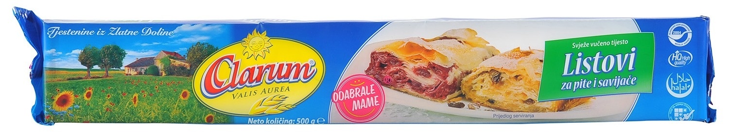 CLARUM Svježi listovi za pite i savijače 500g - Cjenoteka