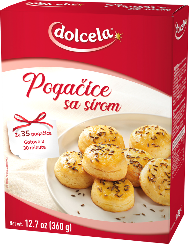 DOLCELA mješavina pogačice sa sirom 360g - Cjenoteka