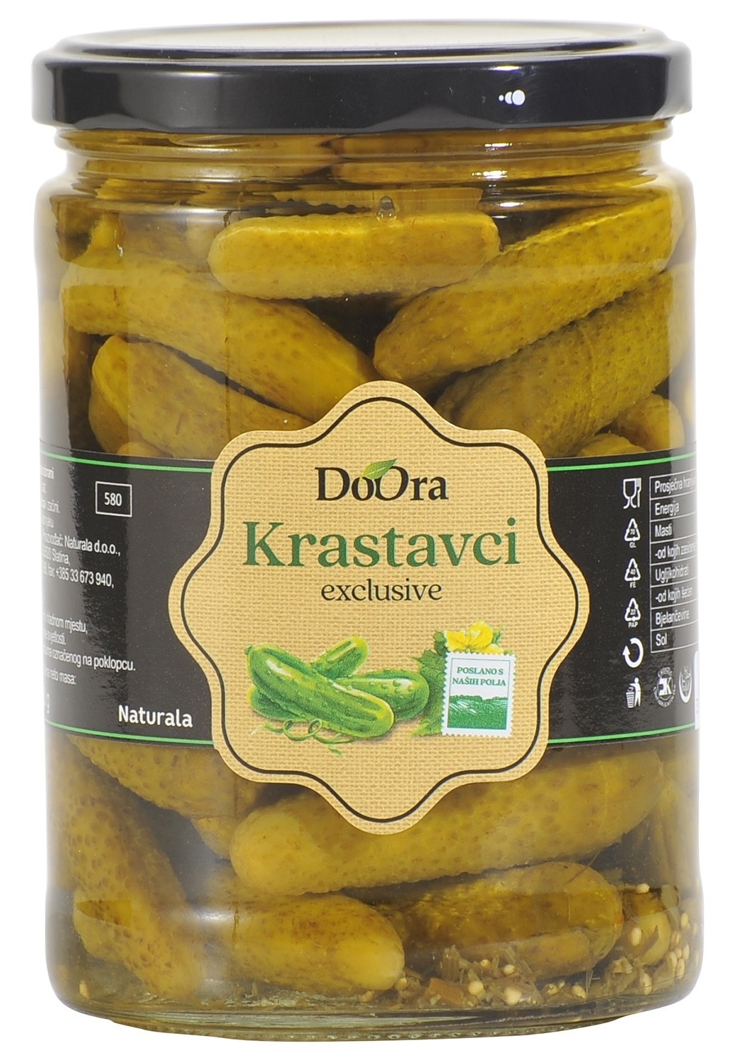 DOORA Exclusive krastavci 290g - Cjenoteka