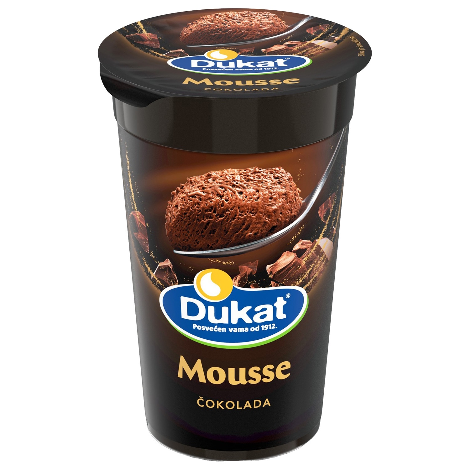 DUKAT Mousse mliječni desert čokolada 100g - Cjenoteka
