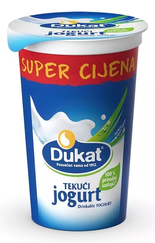 DUKAT tekući jogurt 2,8%mm 230g - Cjenoteka