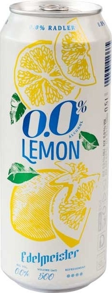 EDELMEISTER Radler limun bezalkoholno pivo limenka 0,5l - Cjenoteka