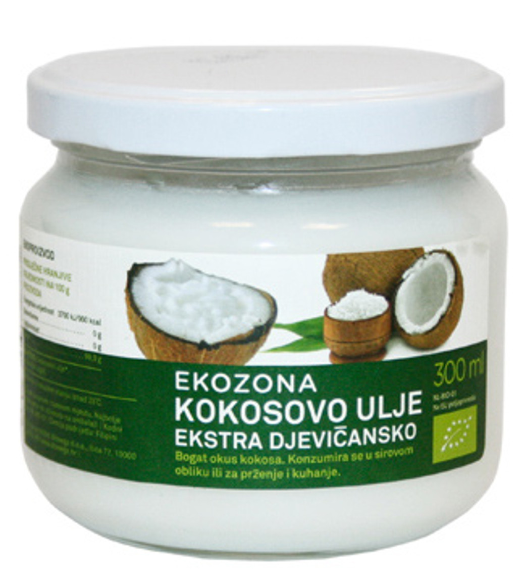EKOZONA kokosovo ulje ekstra djevičansko 300ml - Cjenoteka