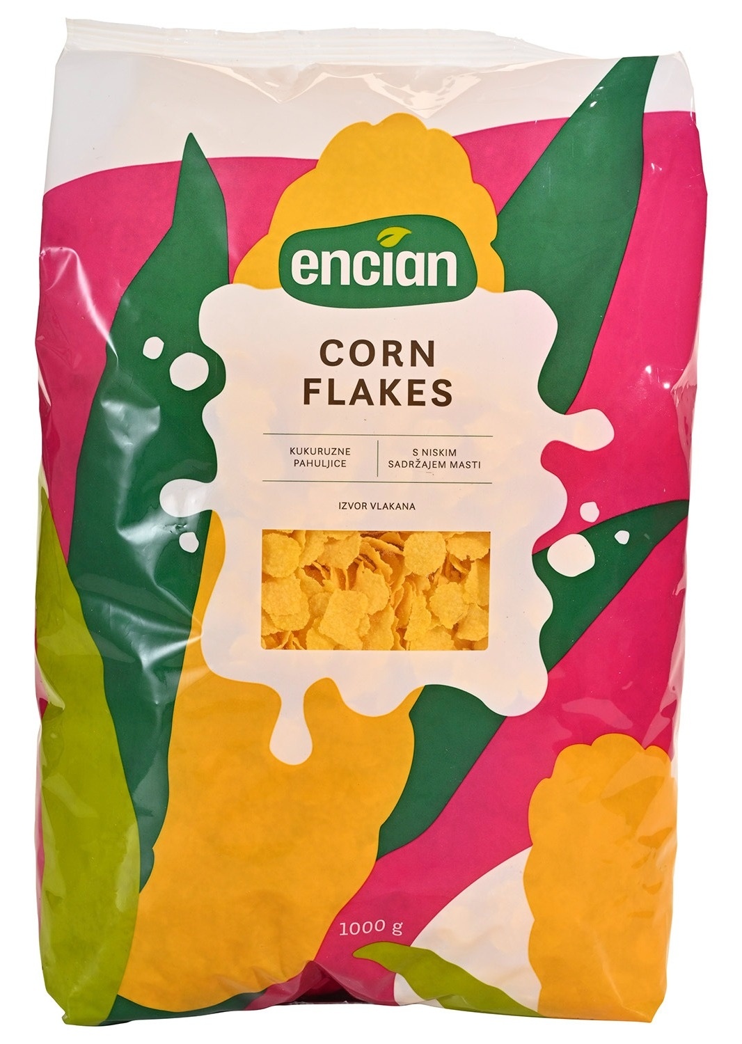 ENCIAN Corn flakes pahuljice 1000g - Cjenoteka