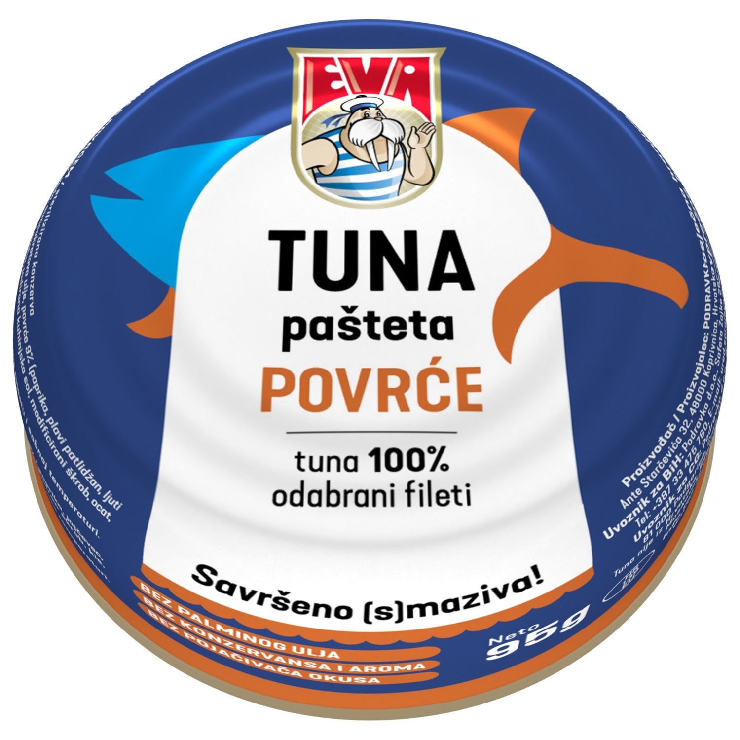 EVA Tuna pašteta povrće 95g - Cjenoteka