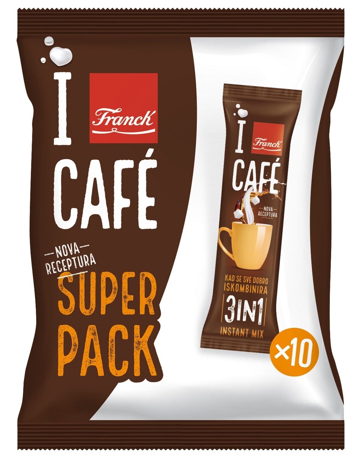 FRANCK Cafe instant kava 3u1 180g - Cjenoteka
