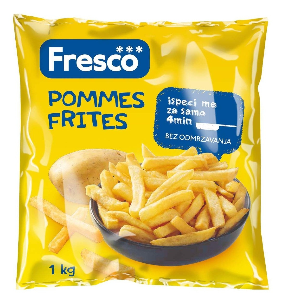 FRESCO Pommes Frites 1kg - Cjenoteka
