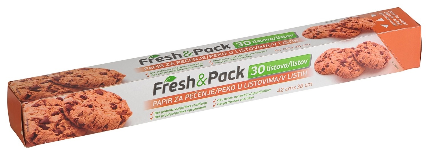FRESH&PACK papir za pečenje 30kom - Cjenoteka