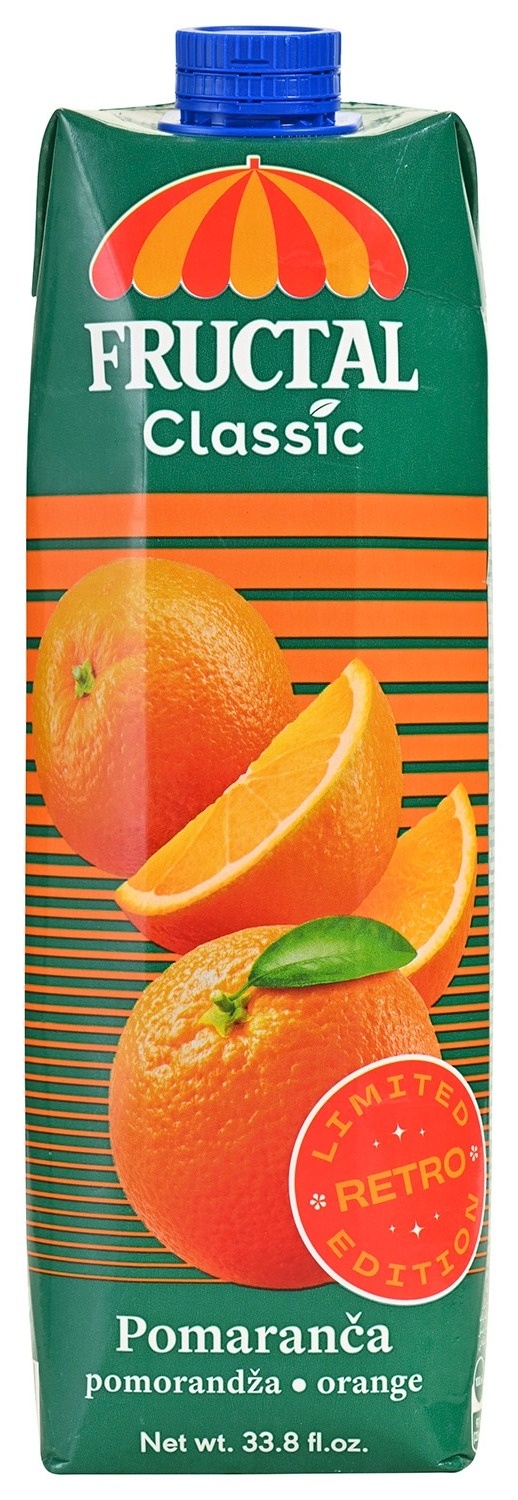FRUCTAL Classic naranča sok 1l - Cjenoteka