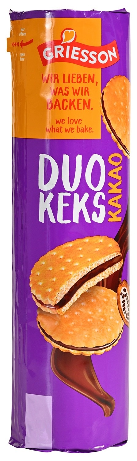 GRIESSON Duo keks kakao 500g - Cjenoteka