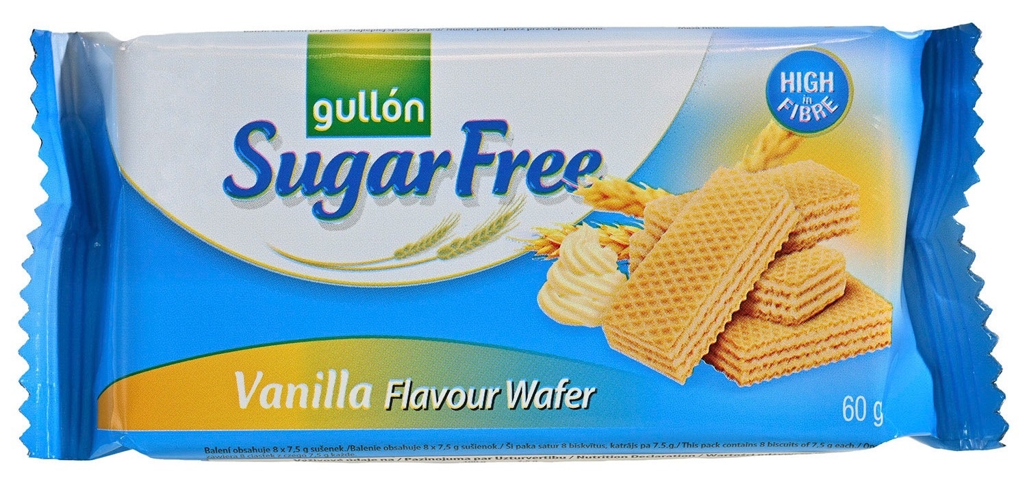 GULLON napolitanke vanilija bez šećera 60g - Cjenoteka