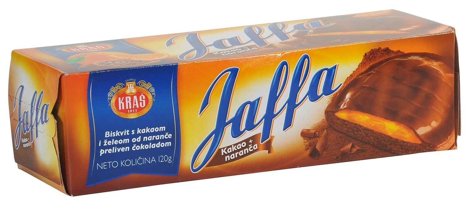 JAFFA biskvit kakao i naranča 120g - Cjenoteka