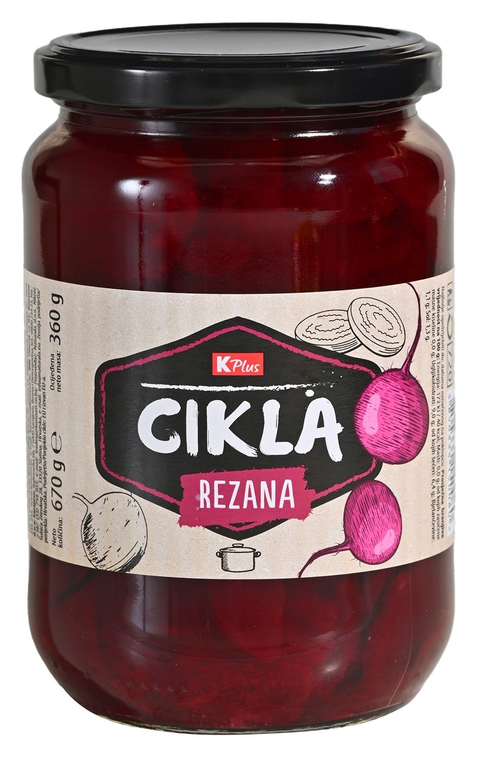 K PLUS cikla rezana 360g - Cjenoteka