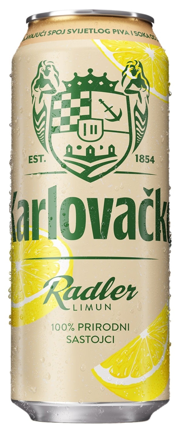 KARLOVAČKO Radler limun pivo limenka 0,5l - Cjenoteka