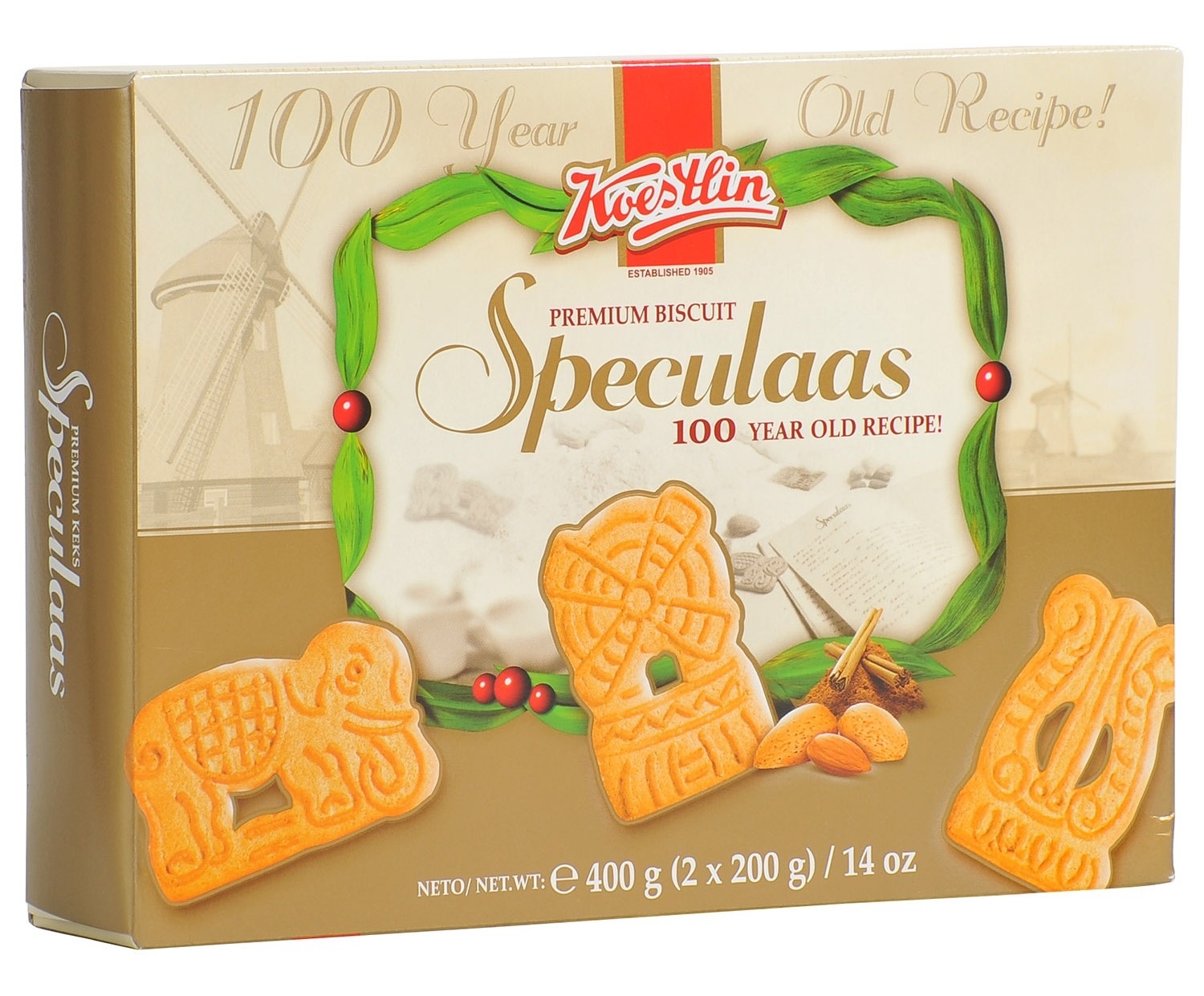 KOESTLIN Speculaas keks 400g - Cjenoteka