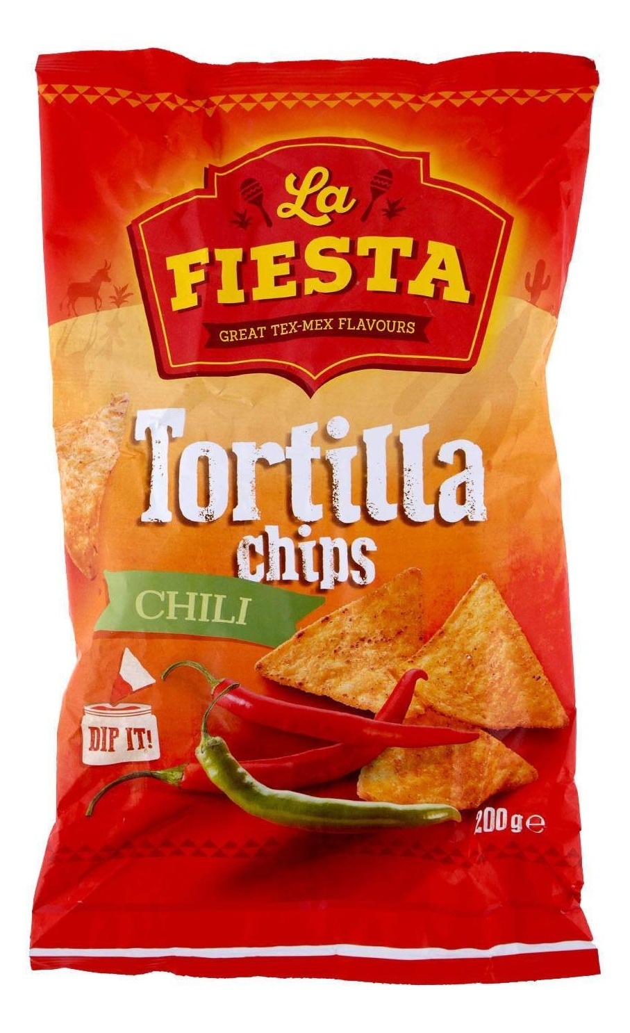 LA FIESTA tortilla čips čili 200g - Cjenoteka