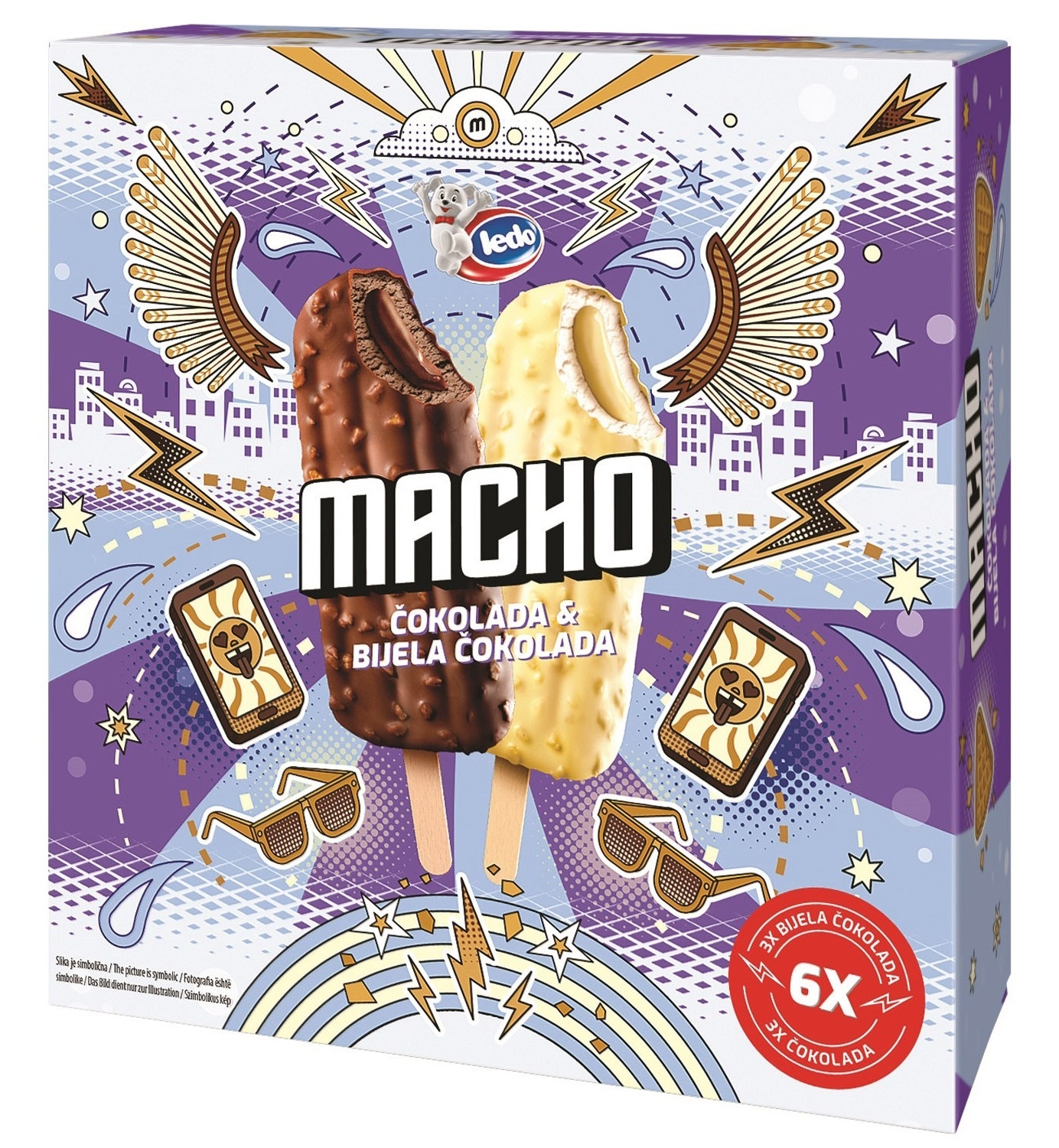 LEDO Macho sladoled multipack 6x75ml - Cjenoteka
