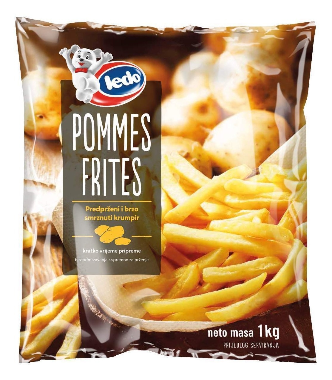 LEDO Pommes frites 1kg - Cjenoteka