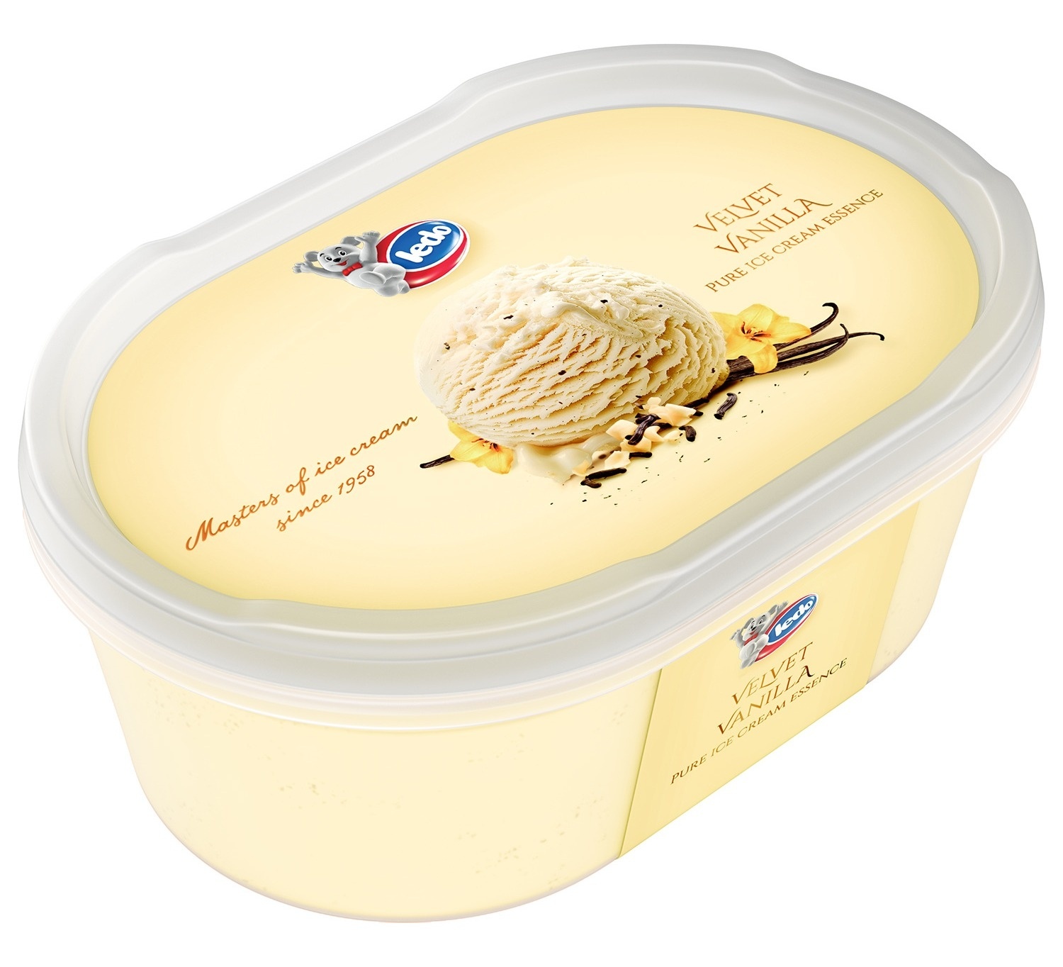 LEDO Velvet vanilija sladoled 900ml - Cjenoteka