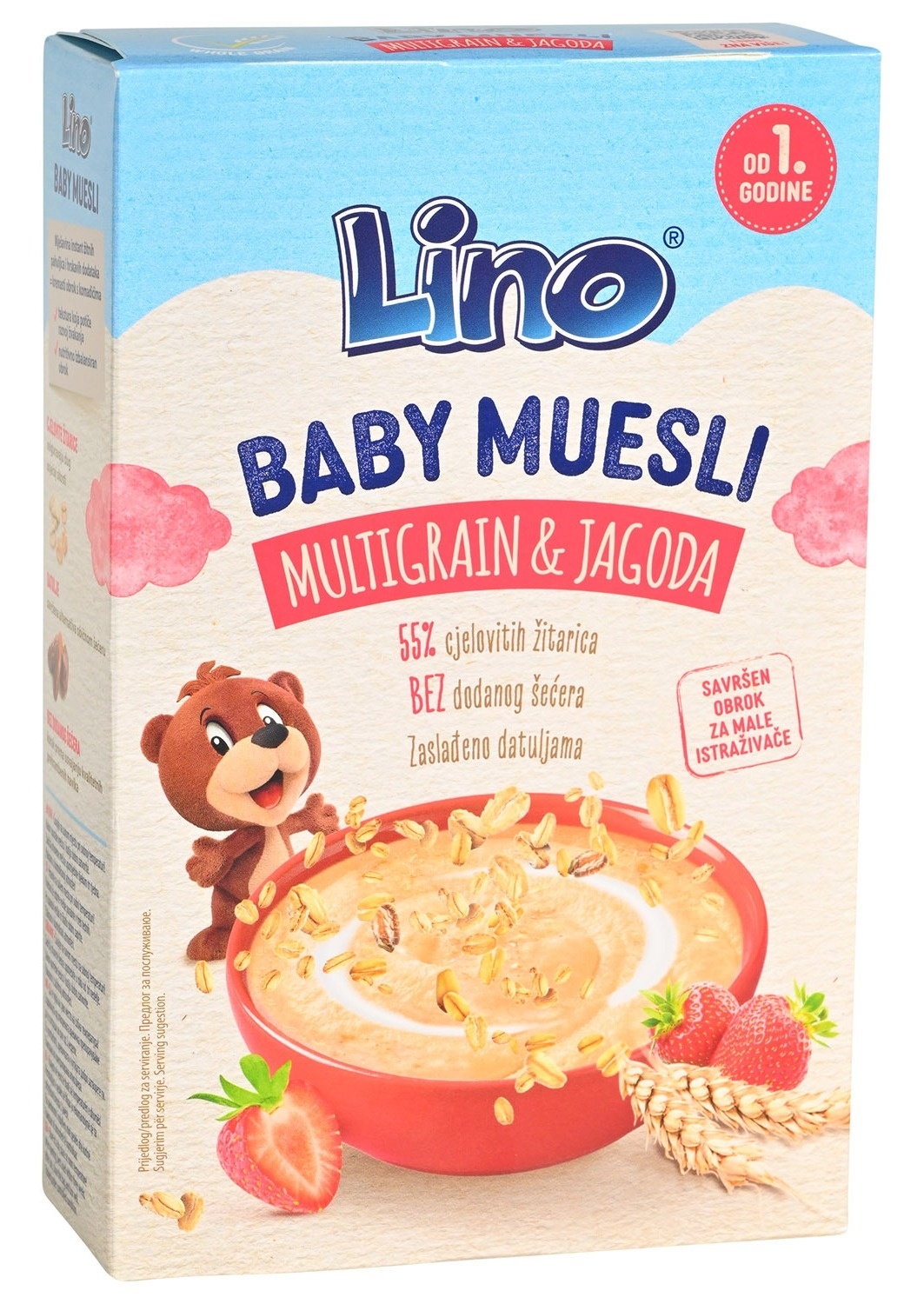 LINO Baby muesli jagoda 150g - Cjenoteka