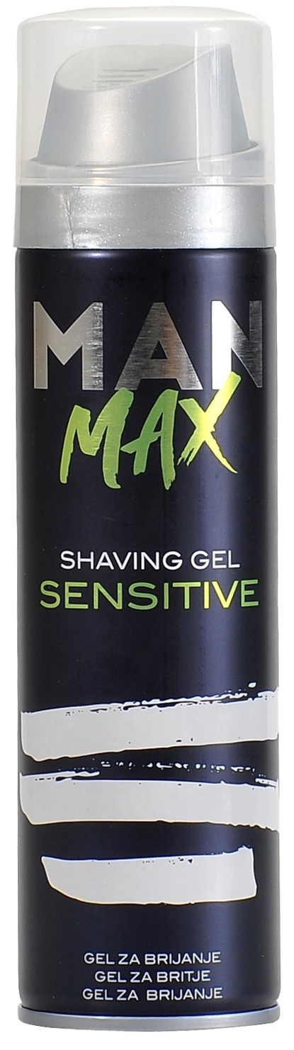 MAN MAX Sensitive gel za brijanje 200ml - Cjenoteka