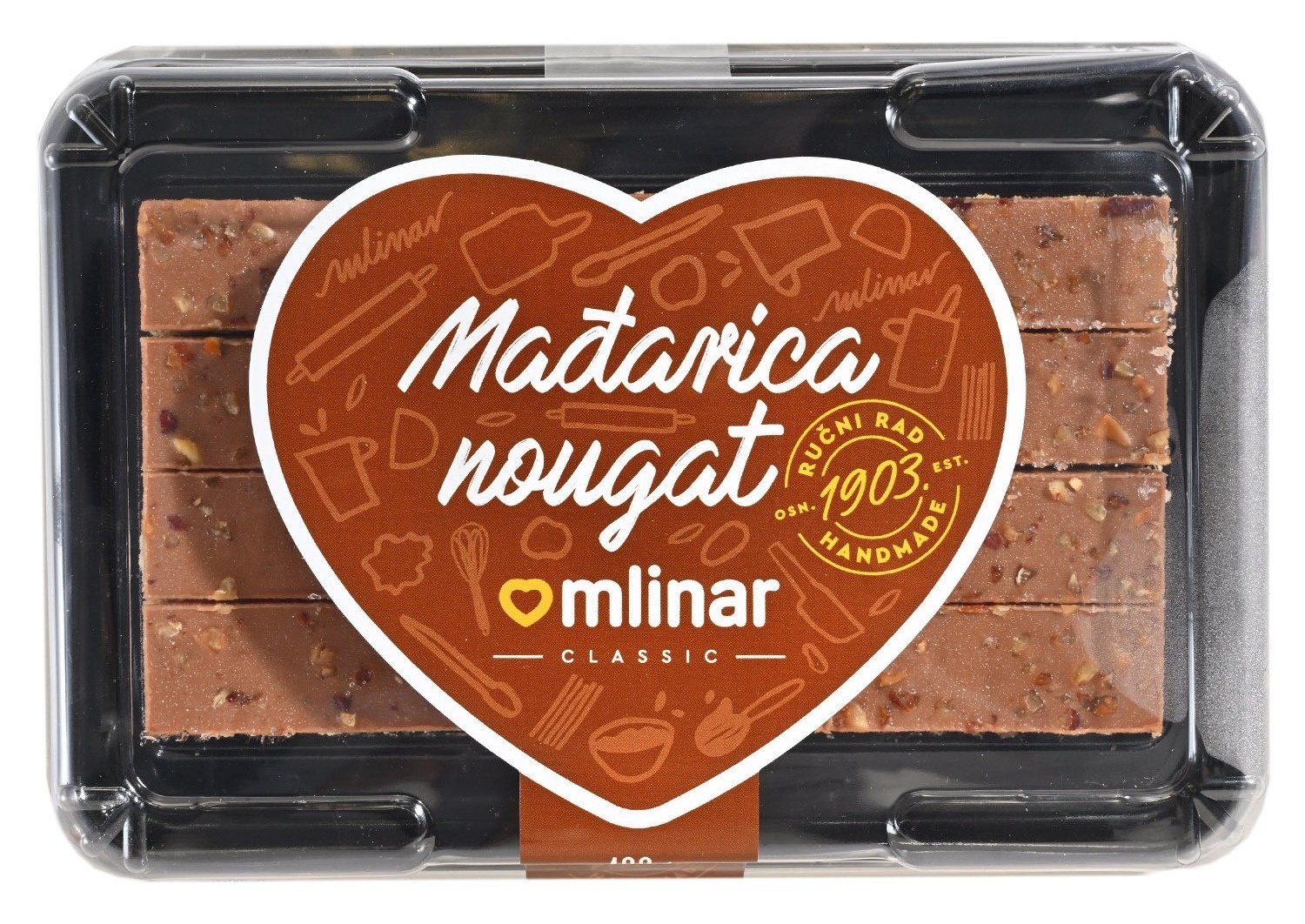 MLINAR Mađarica nougat kolači 400g - Cjenoteka