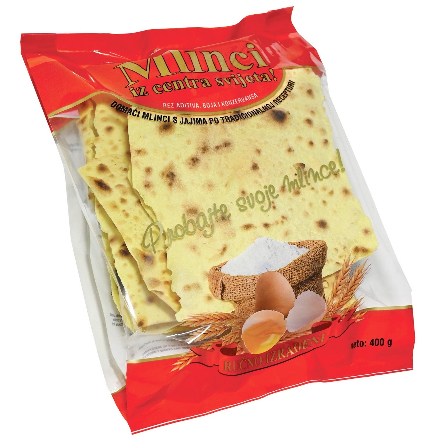 ČOKOLAND Mlinci iz centra svijeta s jajima 400g - Cjenoteka