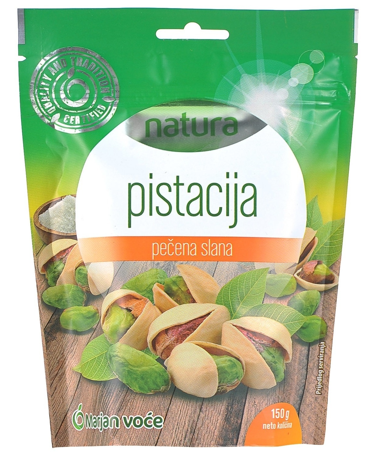 NATURA pistacija slana 150g - Cjenoteka