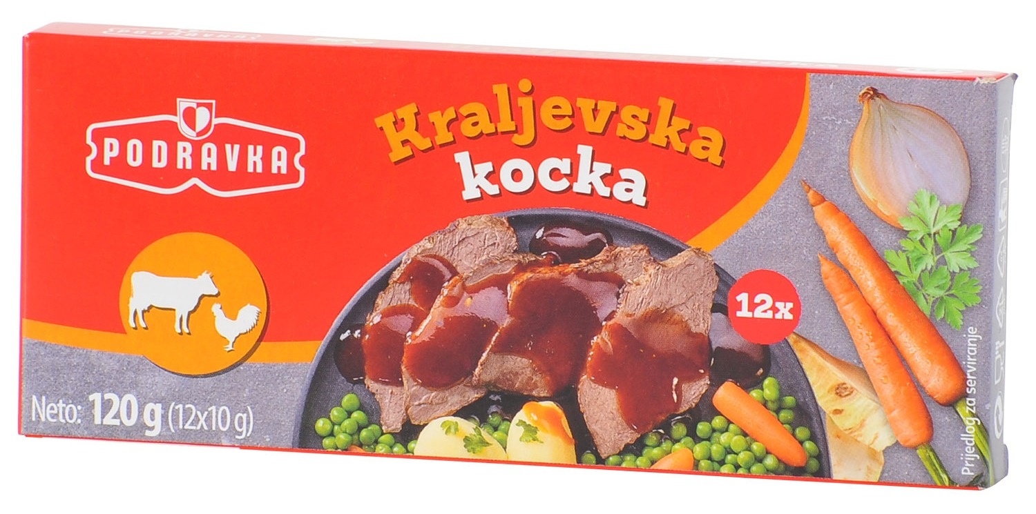 PODRAVKA Kraljevska kocka za juhu 120g - Cjenoteka