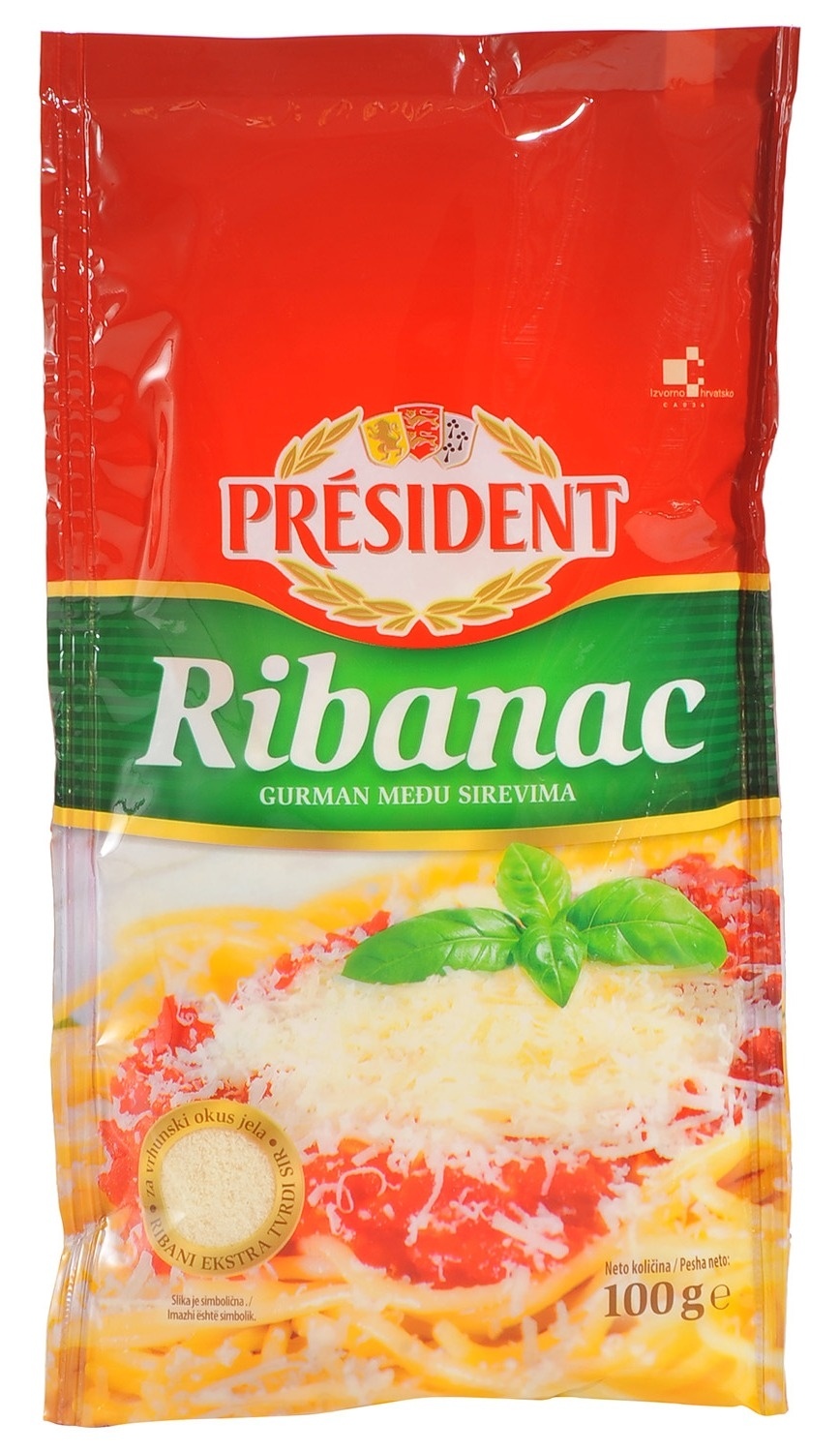 PRESIDENT Ribanac tvrdi sir 100g - Cjenoteka