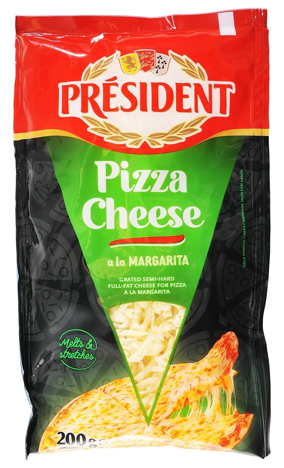 PRESIDENT sir za pizzu Margarita 200g - Cjenoteka