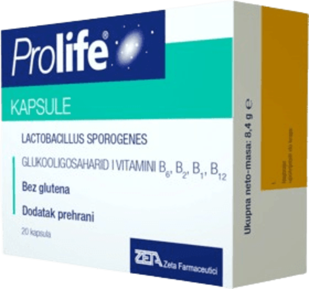 PROLIFE probiotik kapsule 20kom - Cjenoteka