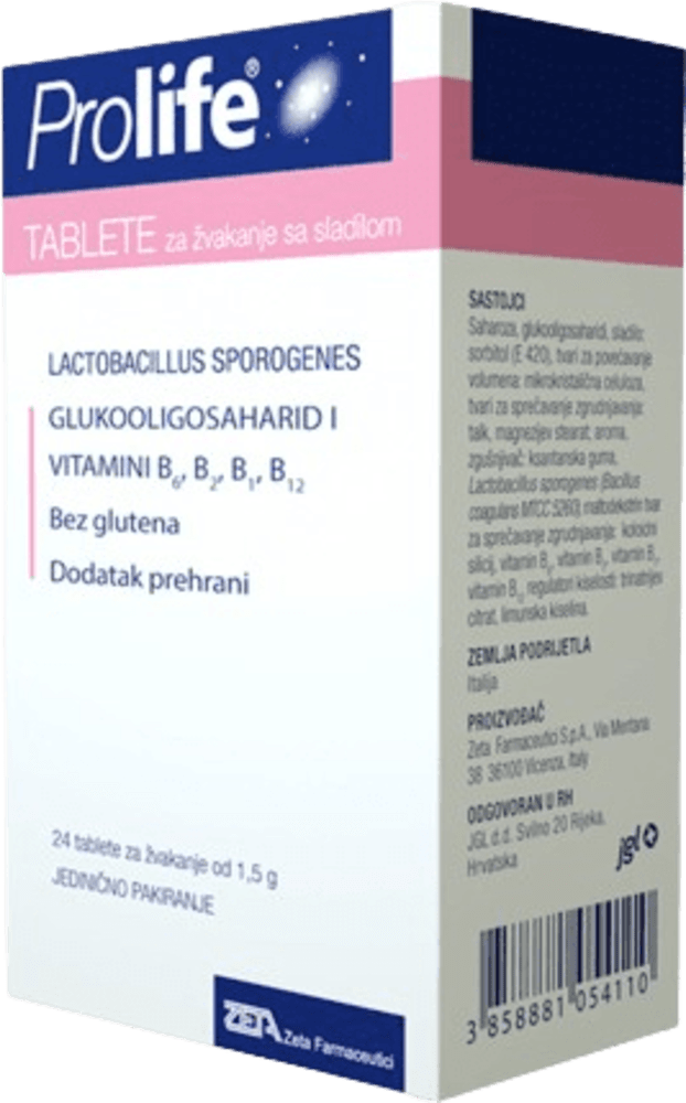 PROLIFE Probiotik pastile za žvakanje 24kom - Cjenoteka