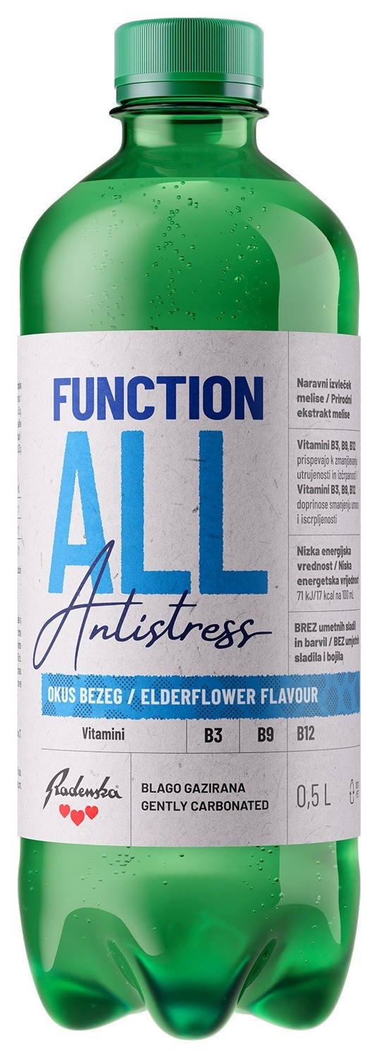 RADENSKA Function All Antistress gazirana voda 0,5l - Cjenoteka