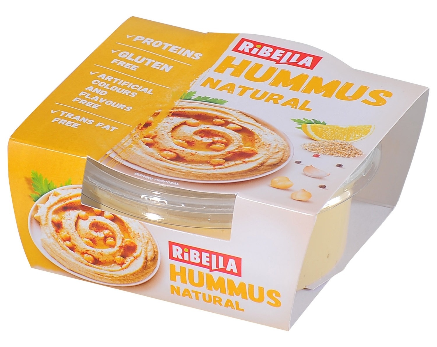 RIBELLA Hummus namaz od slanutka natural 200g - Cjenoteka