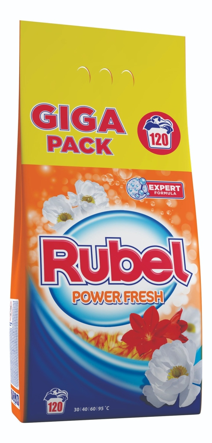RUBEL Power frsh expert deterdžent za rublje 120 pranja (7,8kg) - Cjenoteka