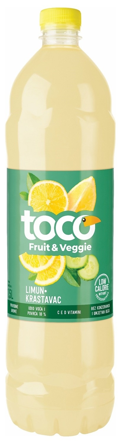 TOCO limun krastavac sok 1,5l - Cjenoteka