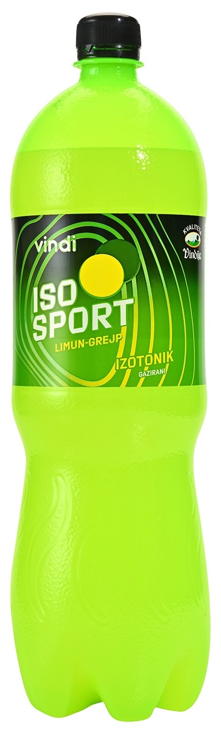 VINDI Iso Sport Izotonik gazirani limun grejp 1,5l - Cjenoteka