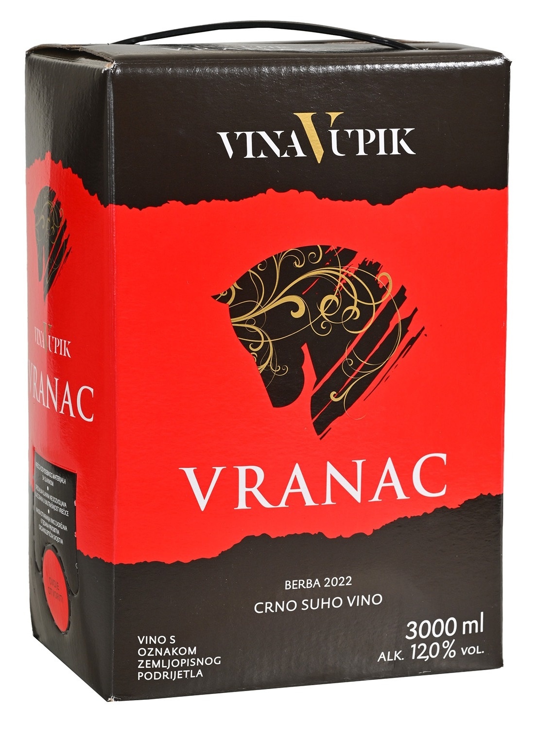 VUPIK Vranac vino bag in box 3l - Cjenoteka