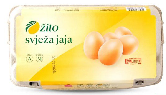 ŽITO jaja razred M 18kom - Cjenoteka