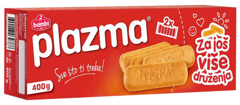 Keks Bambi PLAZMA 400g - Cjenoteka